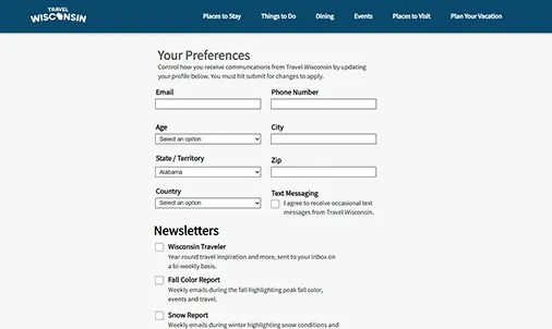 30 Preference Page Templates & Examples | Digioh
