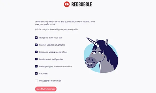 30 Preference Page Templates & Examples | Digioh