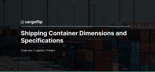 Shipping Container Dimensions and specifications