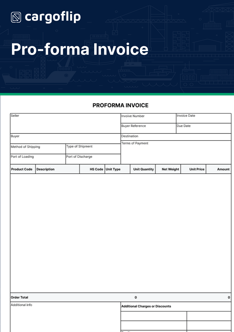 Shipping Document Templates | Cargoflip