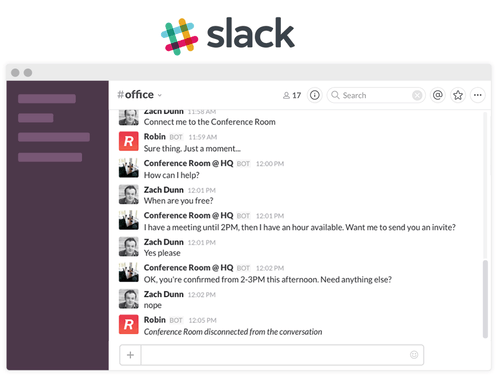 Robinbot: An office bot for Slack