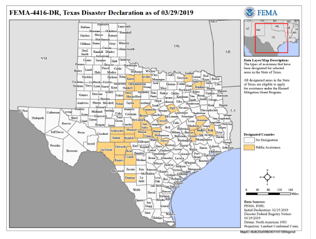 Texas Severe Storm and Flooding DR-4416