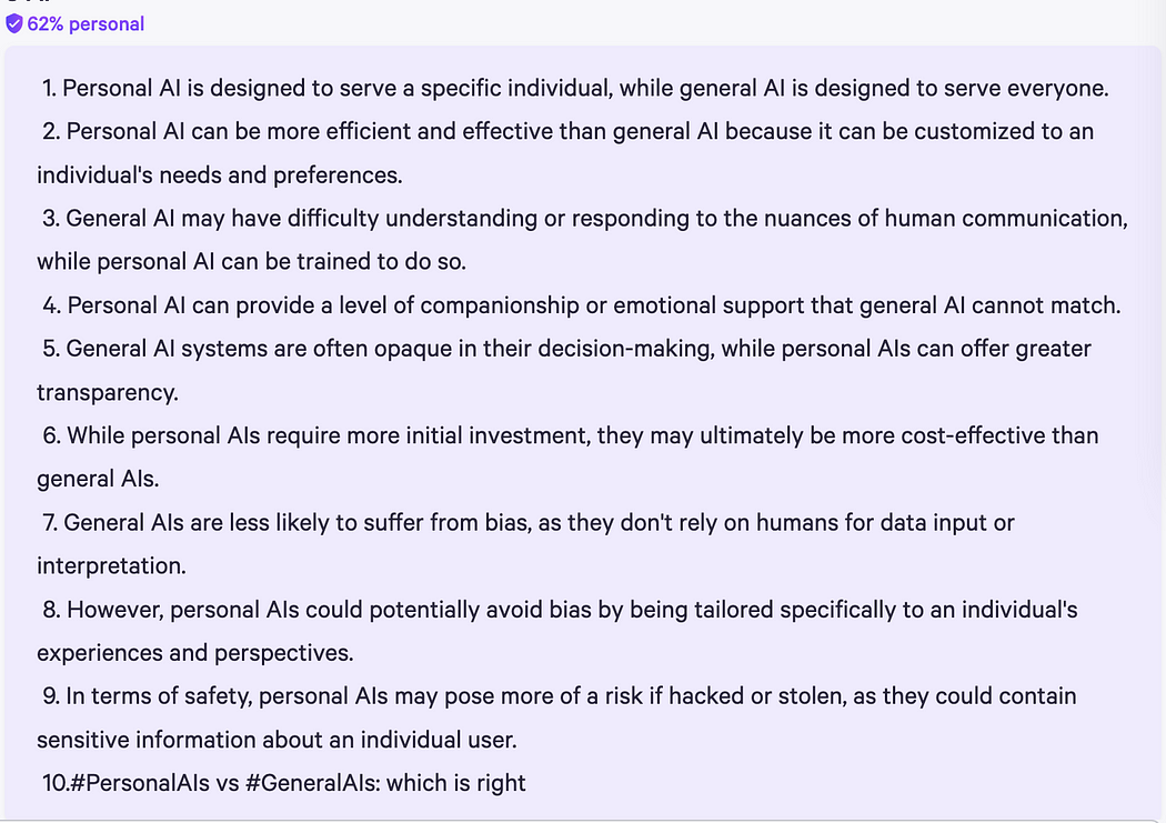 Your Personal AI 2.0 Prompts Playbook | Personal AI an AI version of you