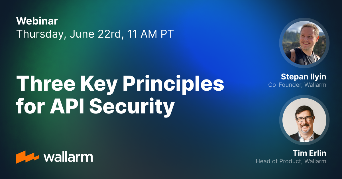 [Webinar] CISO Hours: Three Key Principles for API Security