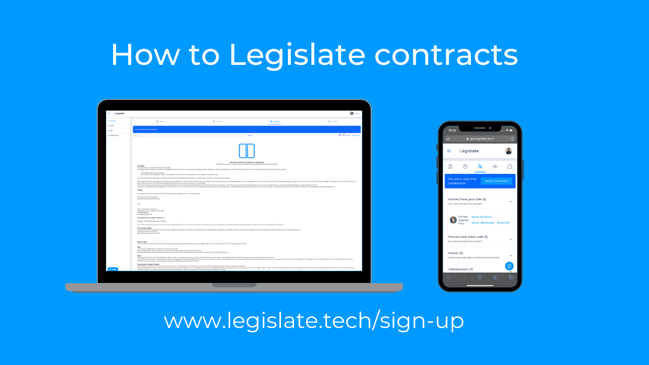 5 Legislate features you need to know about - Legislate