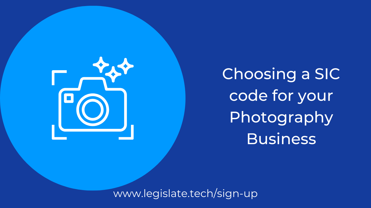 What is the appropriate SIC code for a photography and film business ...