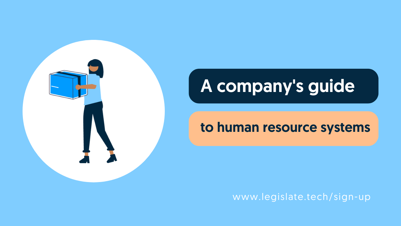 A company's guide to human resource systems - Legislate