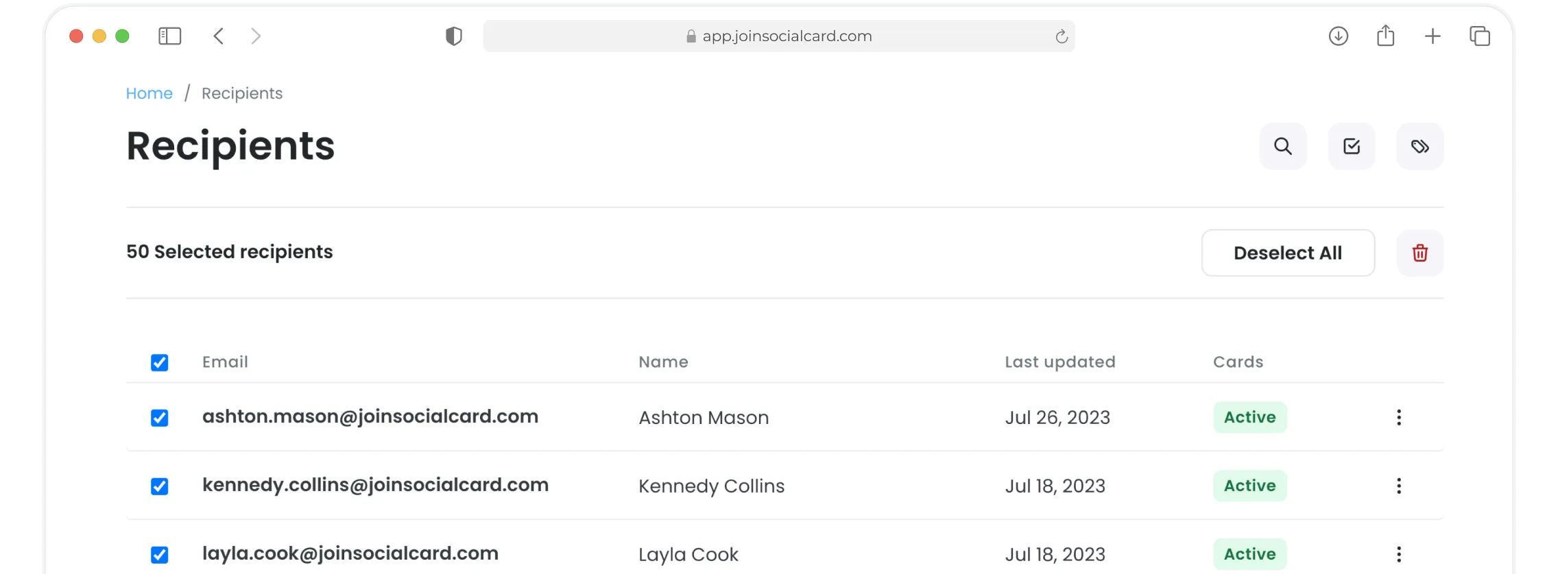 Social Card: Digital Business Card Software