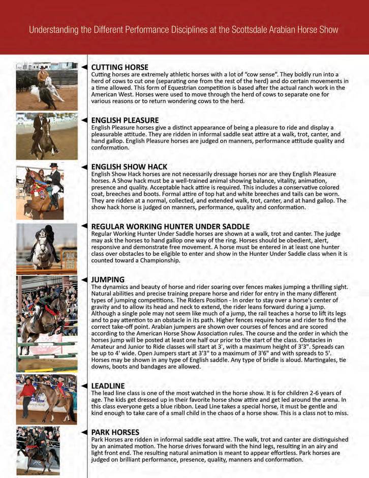 Understanding the Different Performance Disciplines at the Scottsdale ...