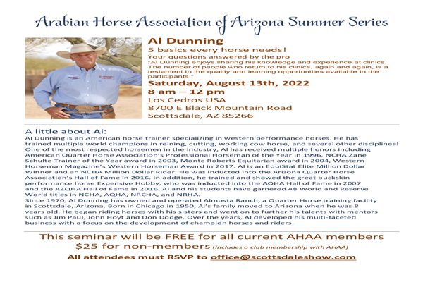 Summer Series - Al Dunning