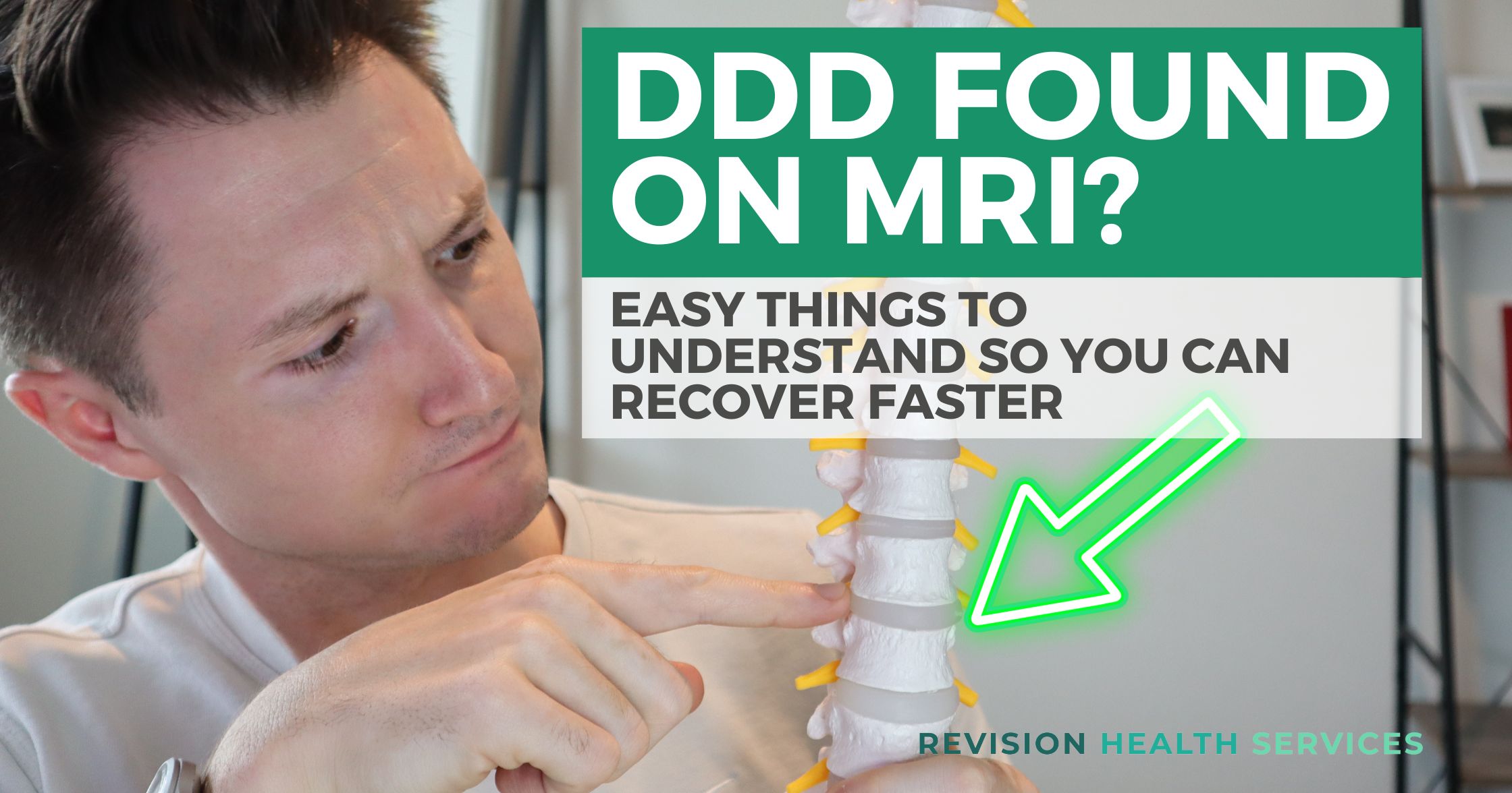 Degenerative disc disease (DDD) on MRI and what can be done.