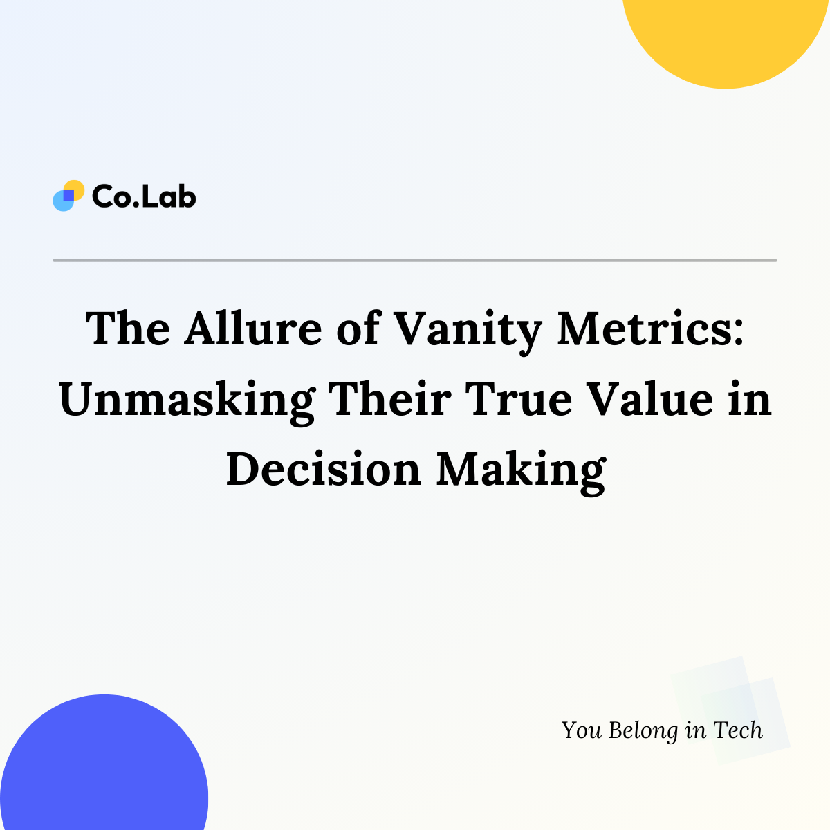 Vanity Metrics Unmasked: Distinguishing Feel-Good Data from Business Impact