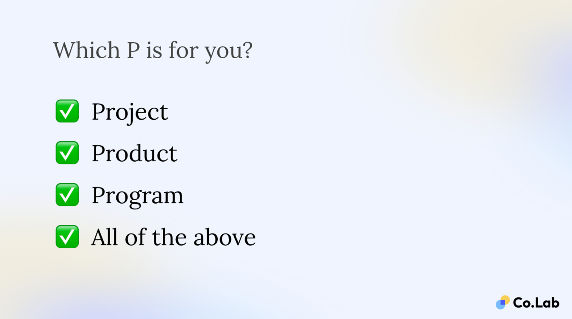 Project vs. Product vs. Program Management: Key Role Differentiation