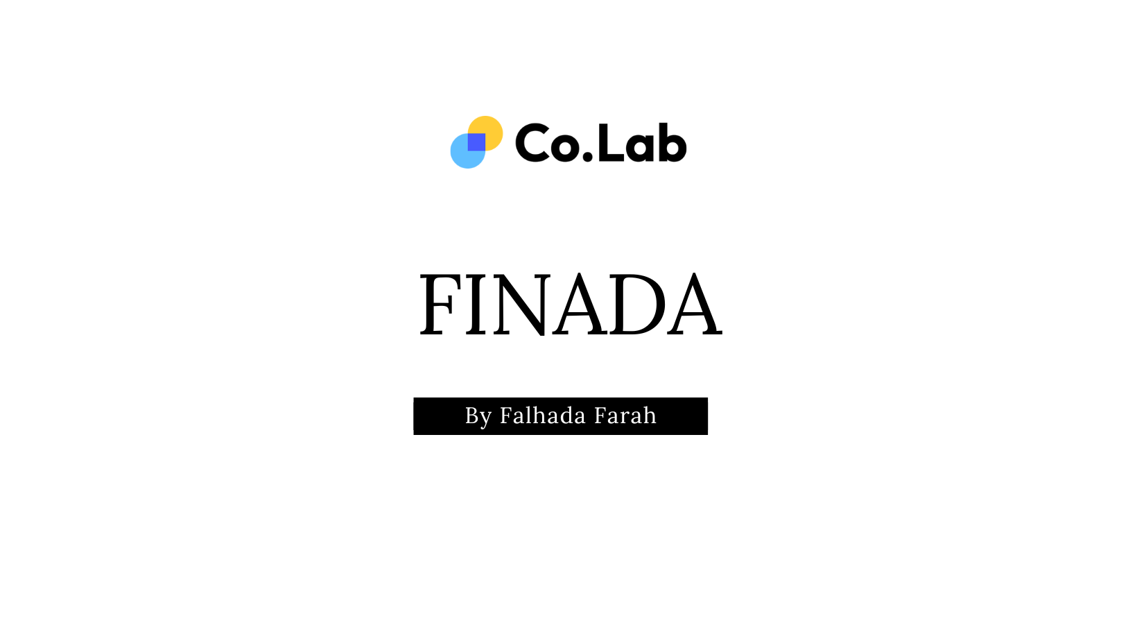 DTTPPM Portfolio | FINADA | Co.Lab Portfolio