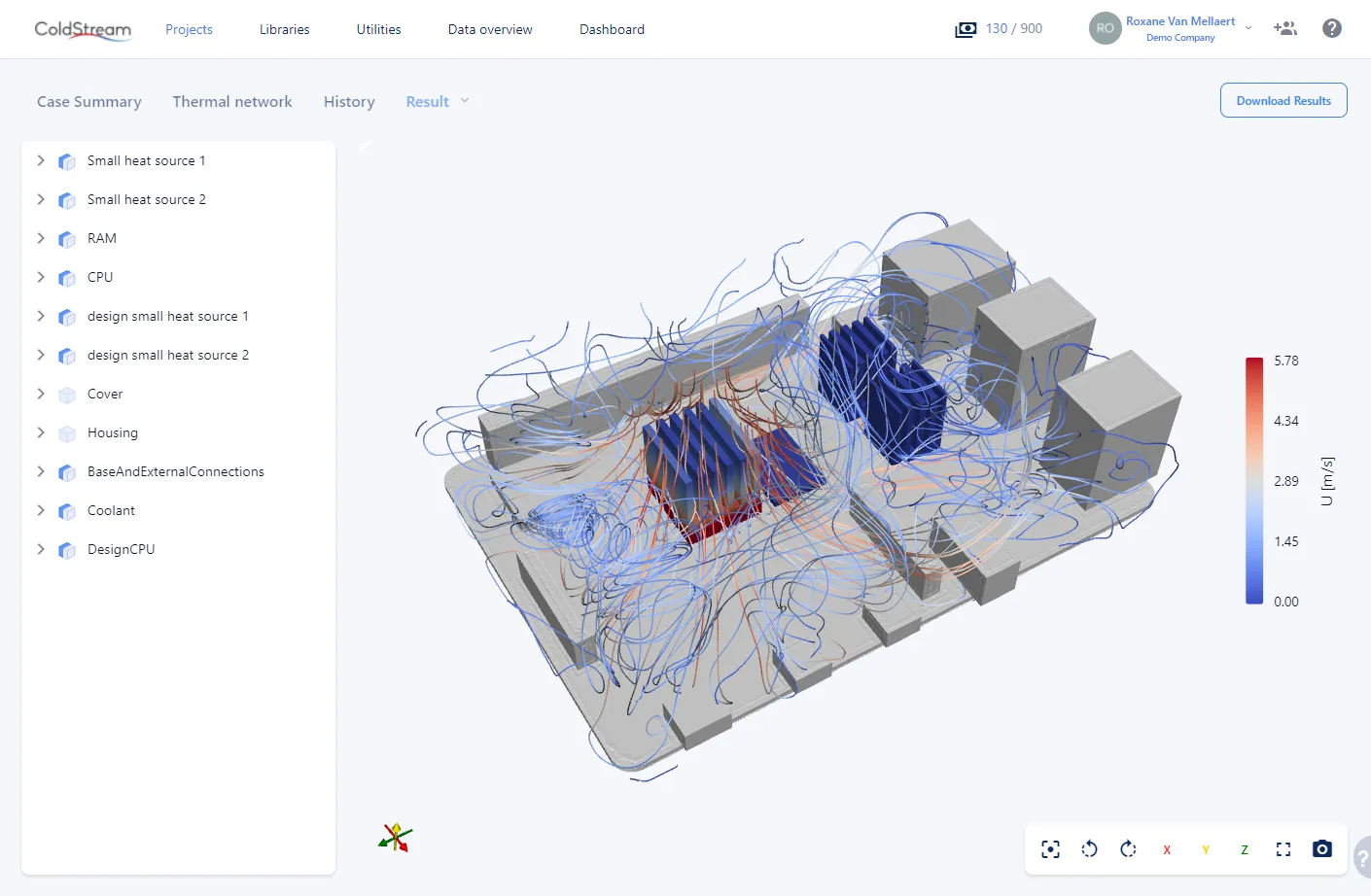ColdStream - Generative design for thermal engineers