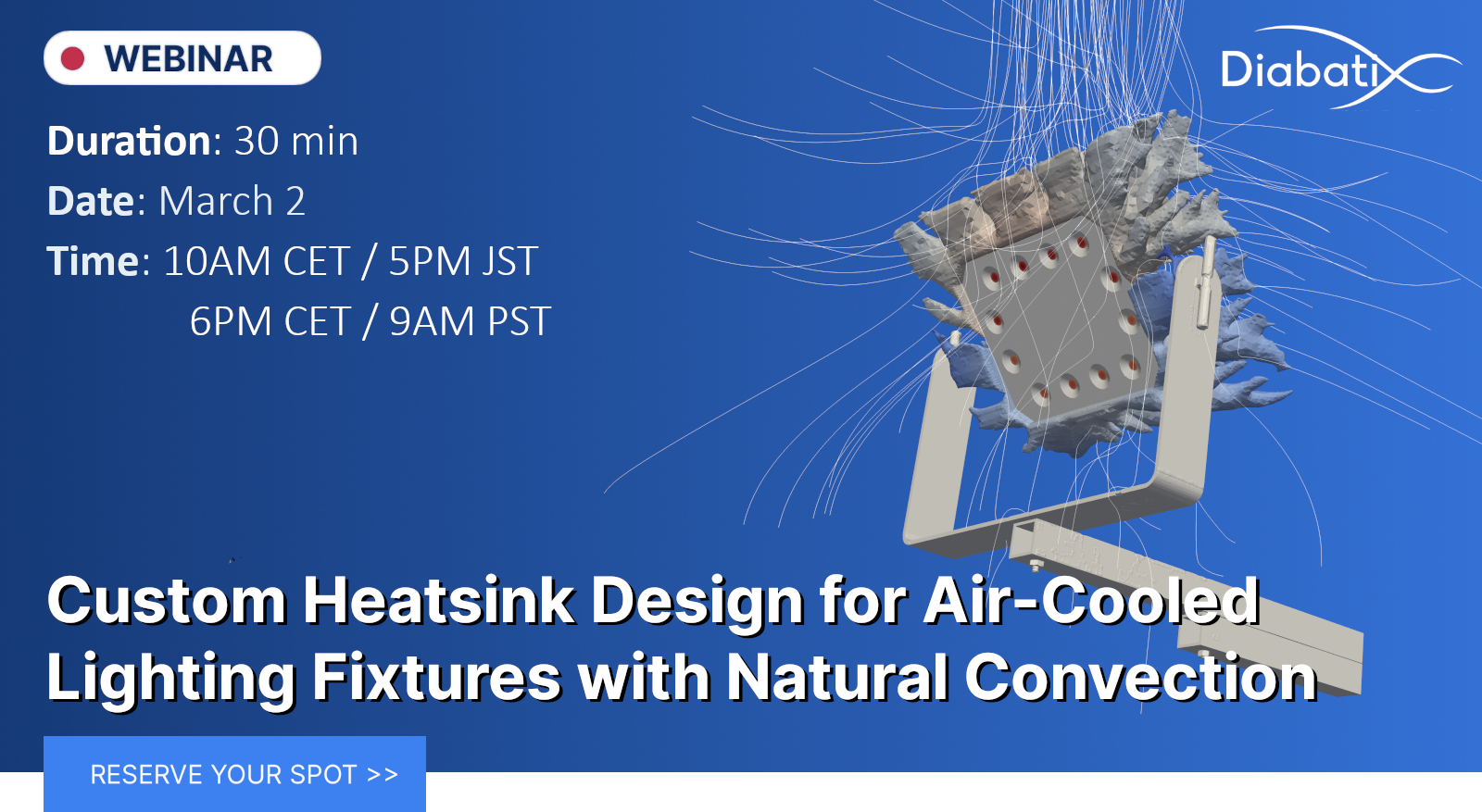 Custom Heatsink Design for Air-Cooled Lighting Fixtures with Natural ...