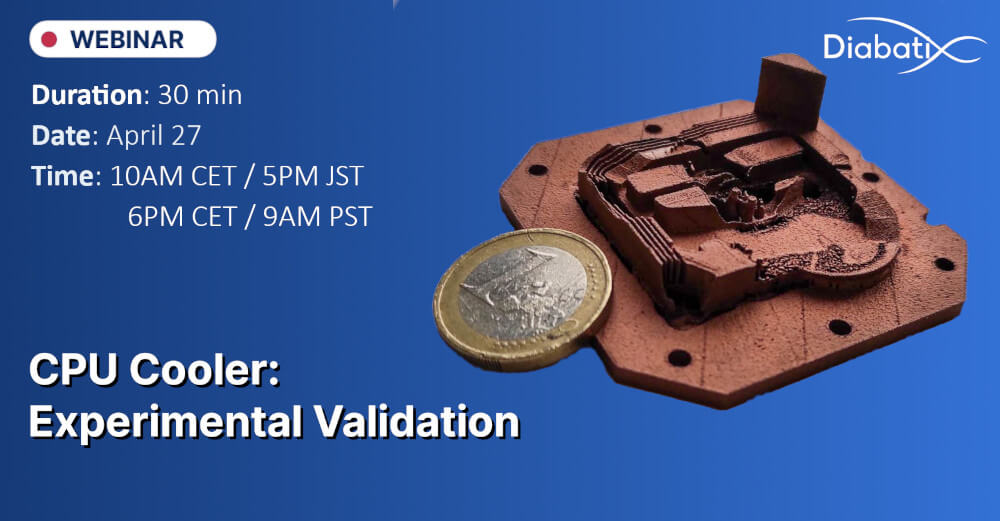 CPU Cooler: Experimental Validation - Diabatix Webinar