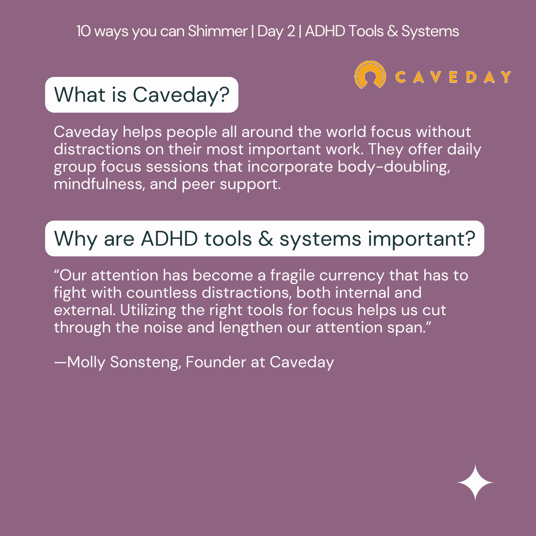 7 Tools & Systems Built for ADHD | Shimmer Care