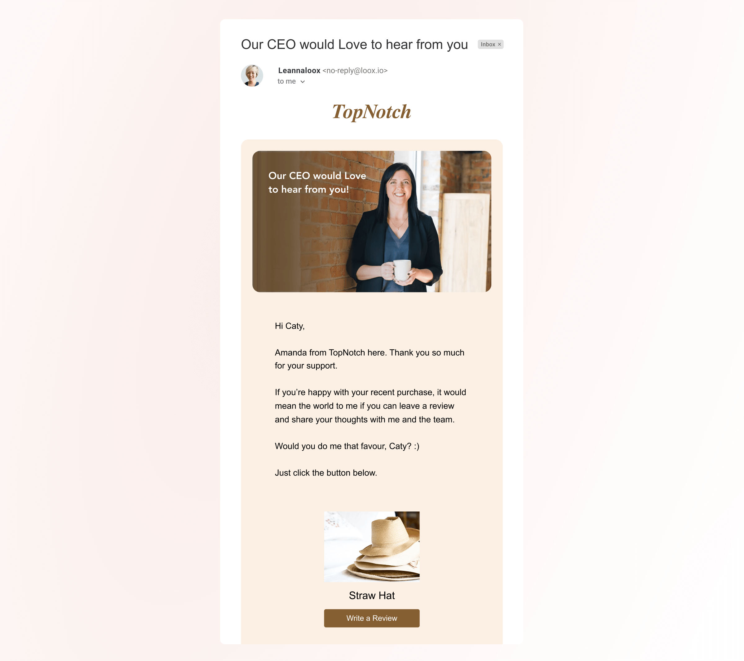 Loox Blog | How to Write a Winning Customer Review Email (Free Template ...
