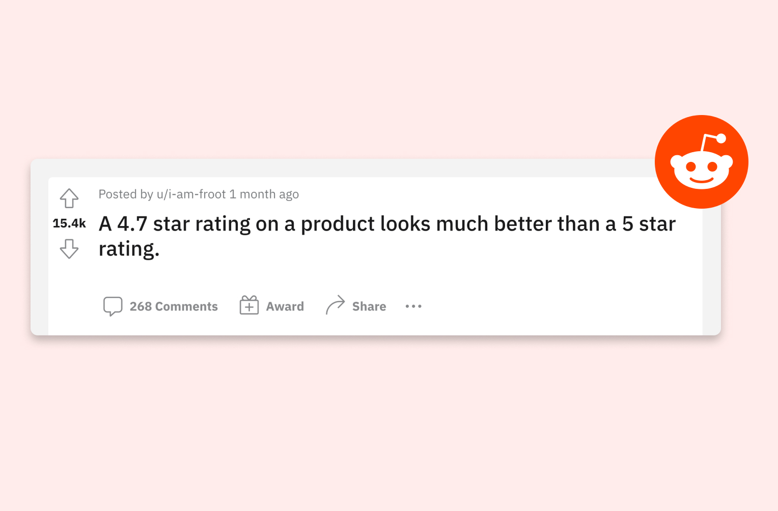 Quick lesson from Reddit