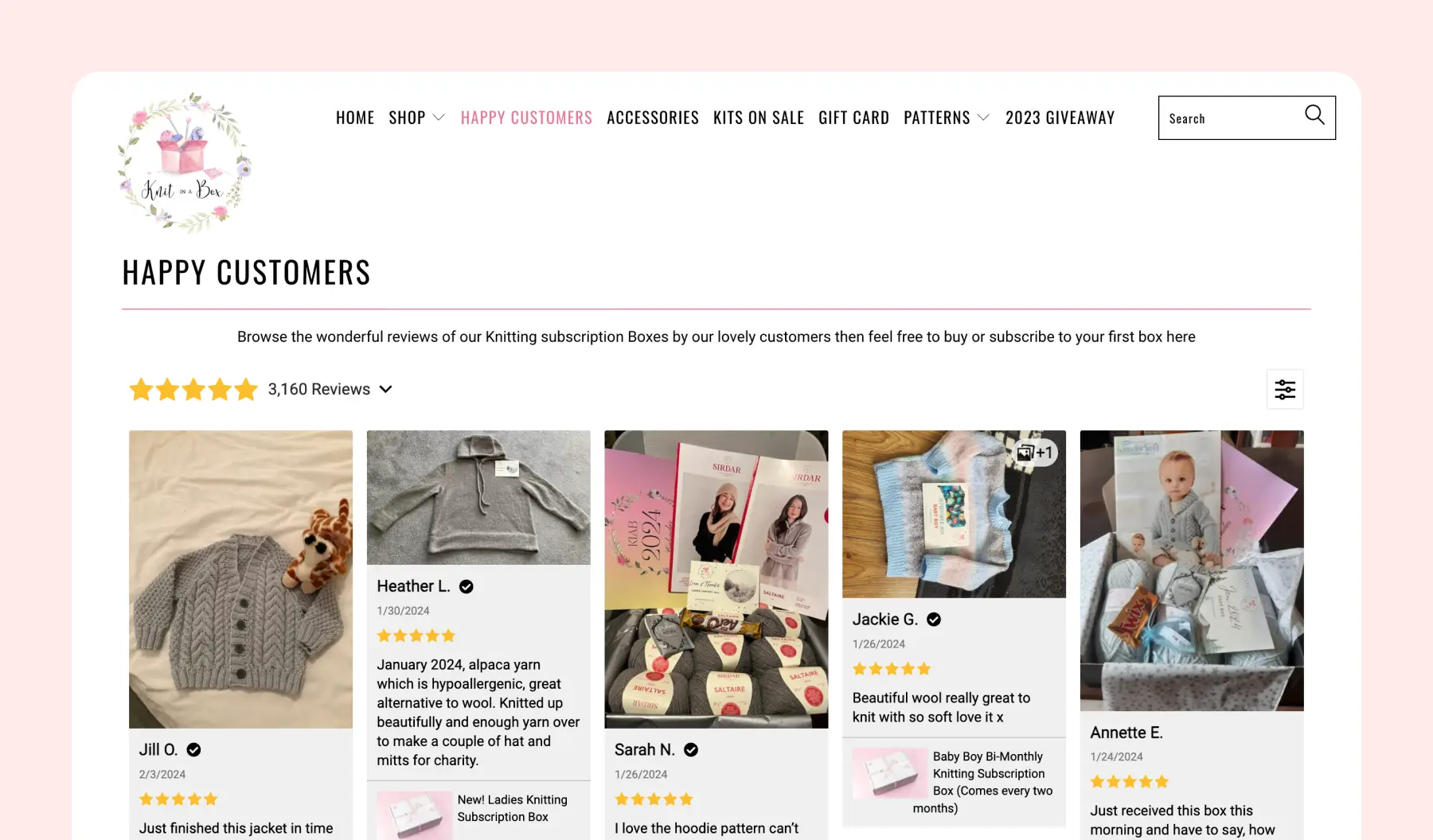 Knit in a Box: Increasing Conversions Through Happy Customers