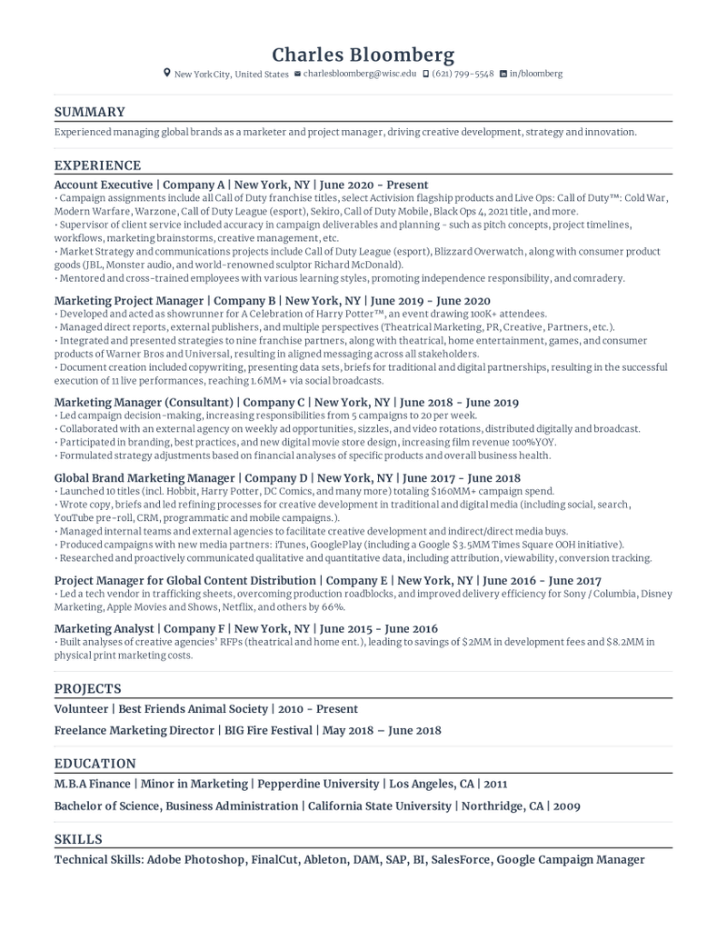 Rezi - 300+ Real Free ATS Resume Templates