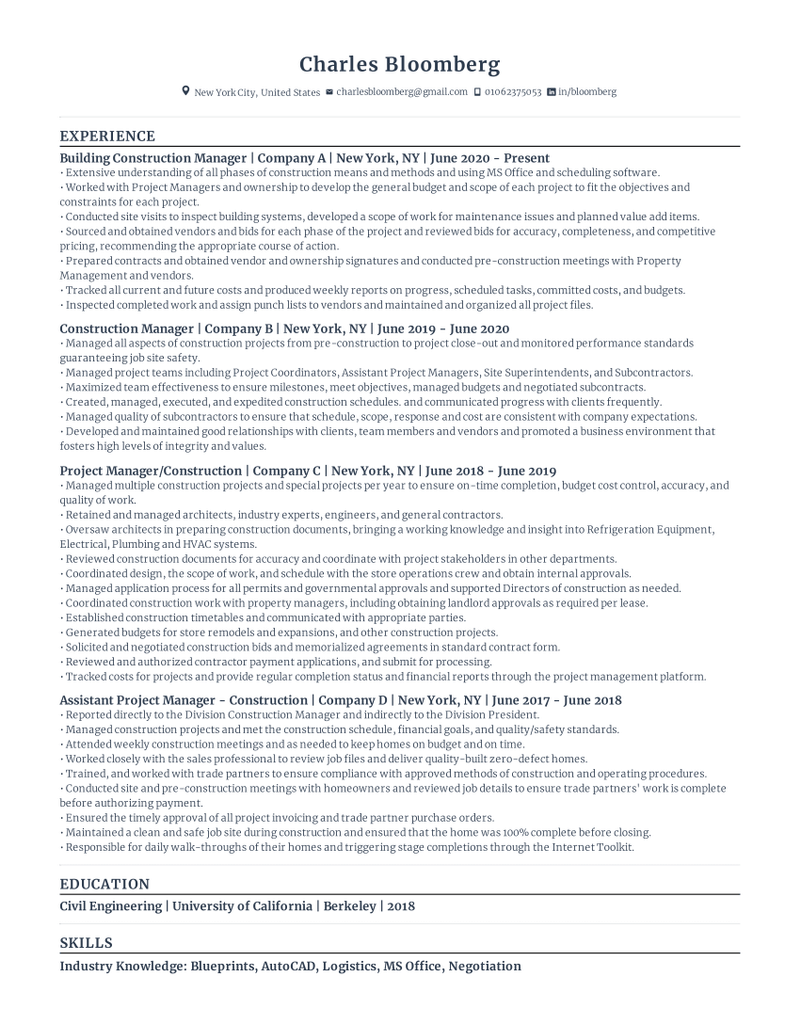 Rezi - 300+ Real Free ATS Resume Templates