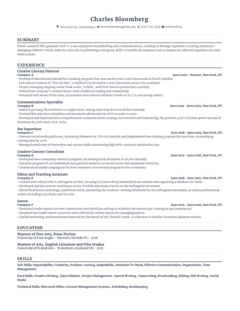 Rezi - 300+ Real Free ATS Resume Templates
