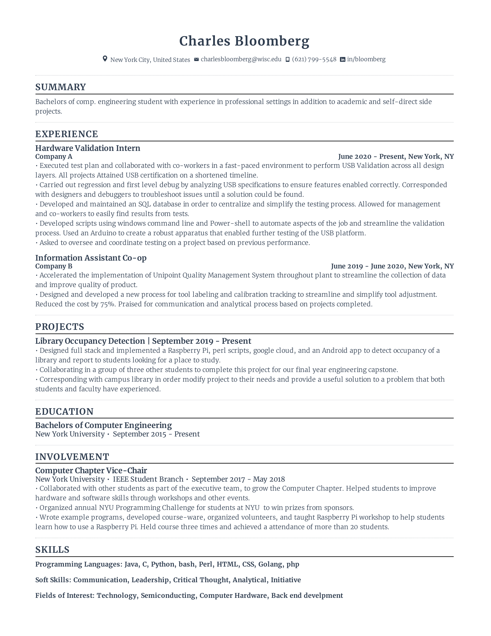 91 Embedded C Resume Sample Resumesample Hot Picture