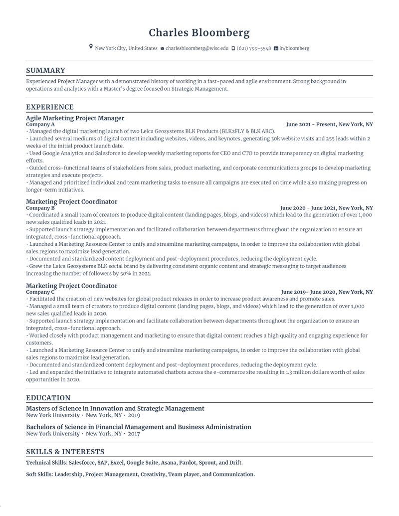 Rezi - 300+ Real Free ATS Resume Templates