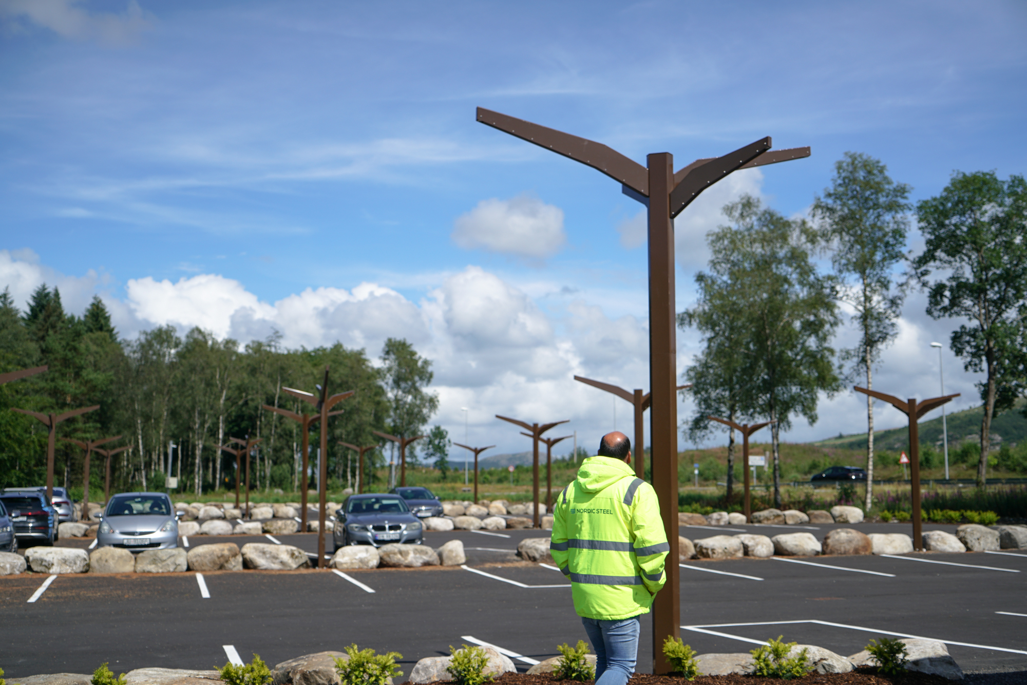 Lysmaster i Njåskogen - Nordic Steel Group