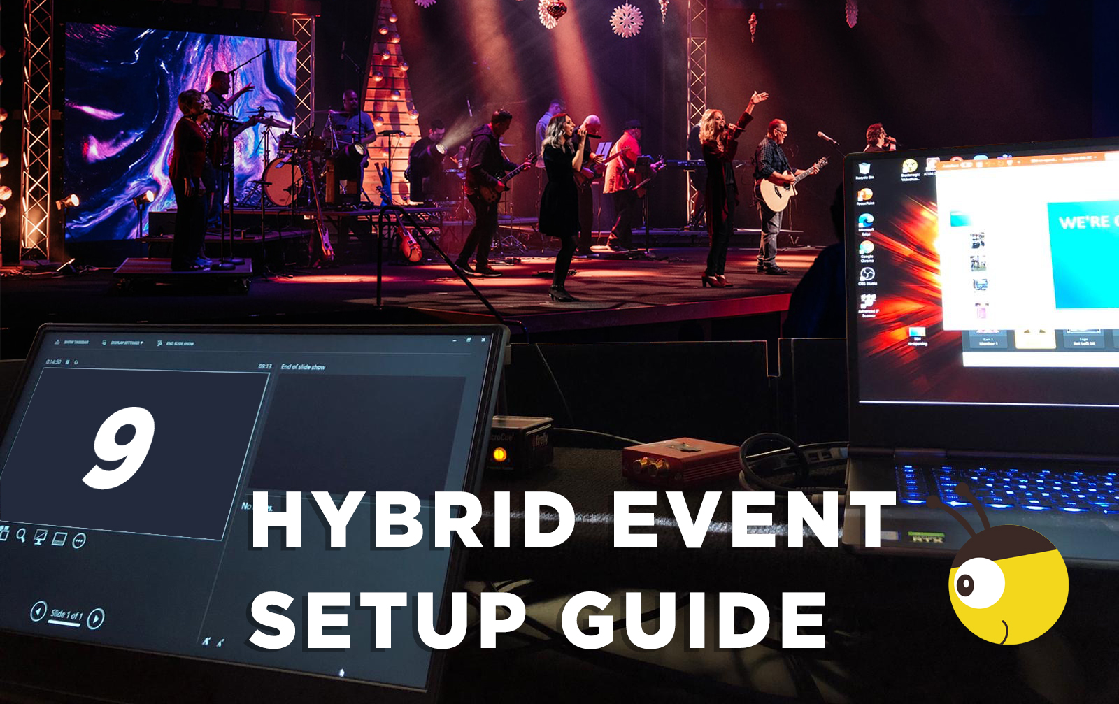 What a Non-Profit Hybrid Event Setup Looks Like