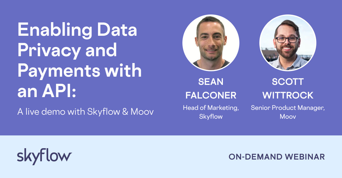 Enabling Data Privacy and Payments with an API