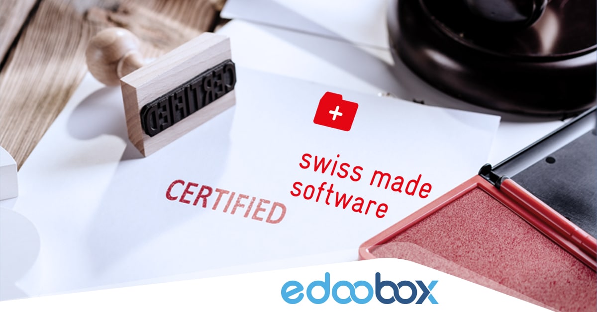 Swiss Made Software Zertifizierung für edoobox