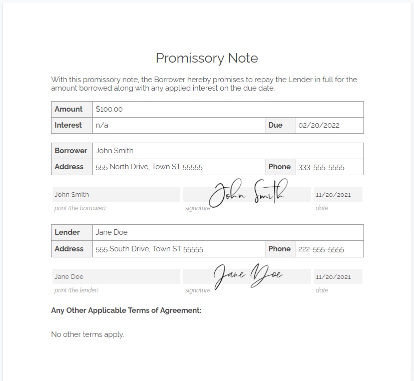 What is a Promissory Note? Definition & Samples | Check City