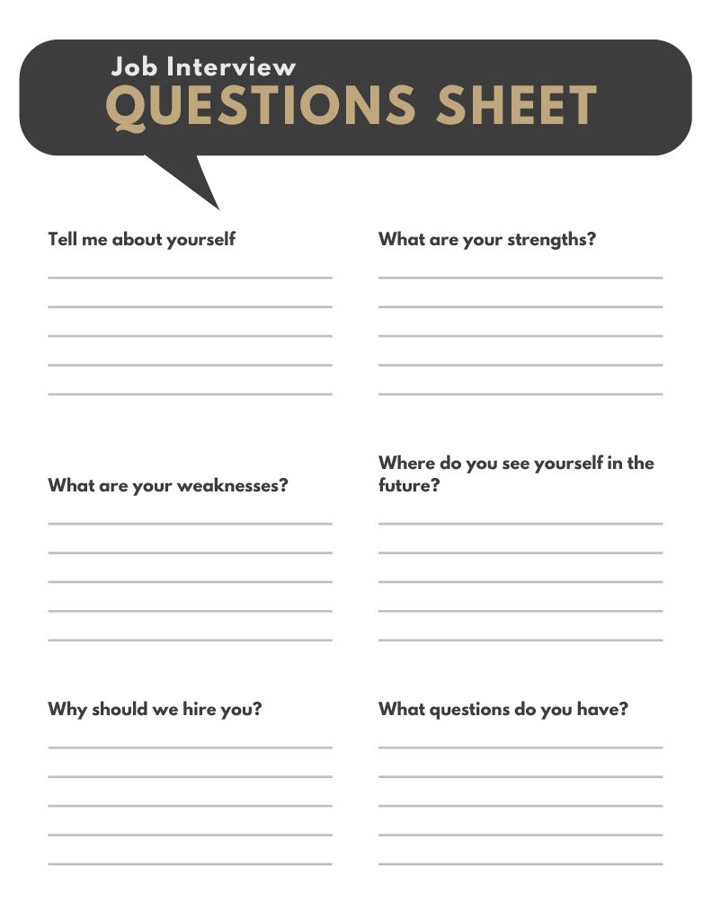 Sample Job Interview Questions Sample Job Interview Questions