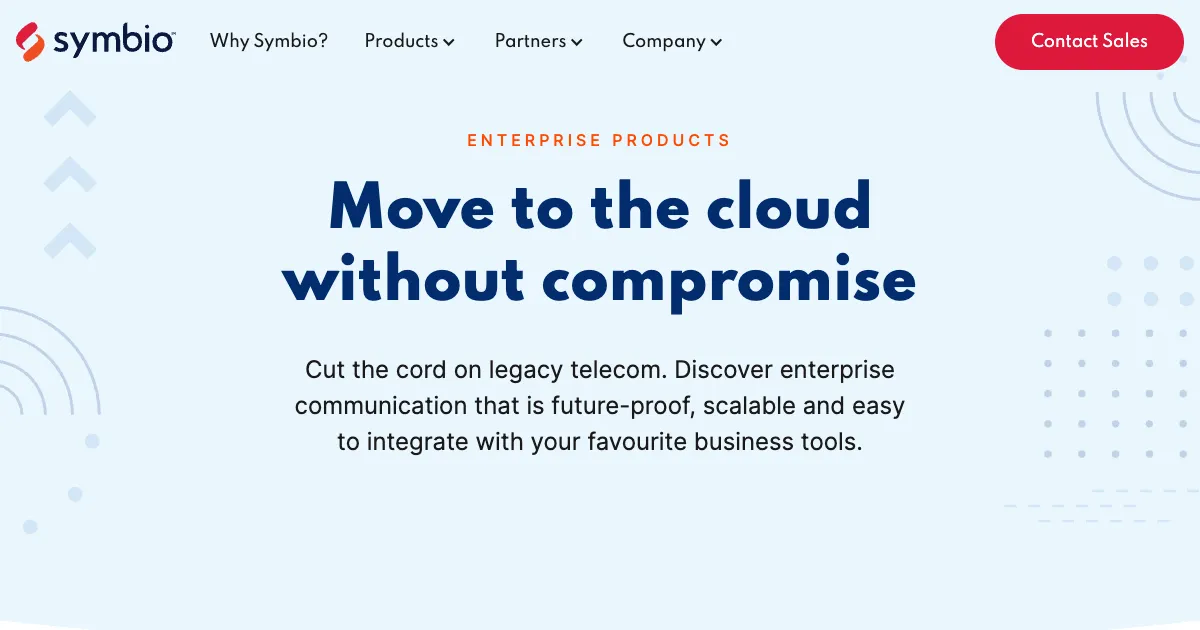 Symbio Enterprise | Cloud Communication Products - Symbio