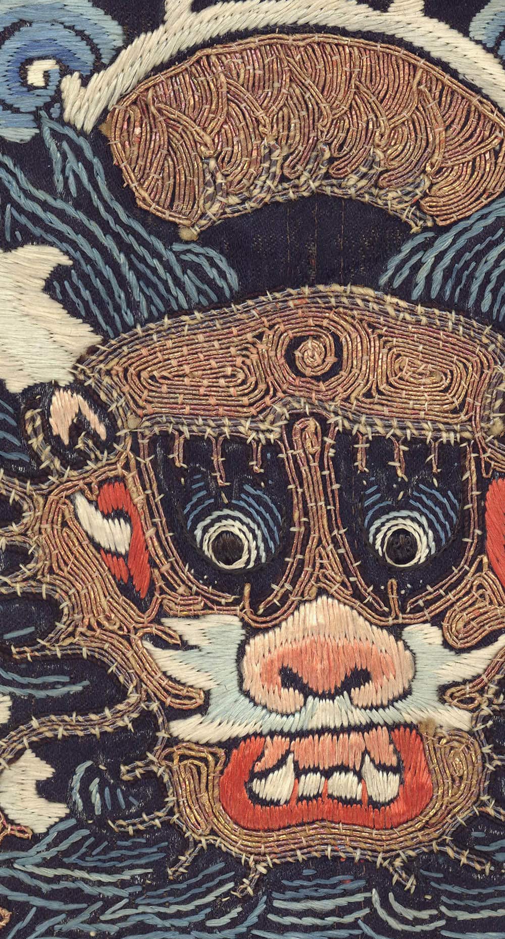 Yorke Antique Textiles | Chinese Dragon Square