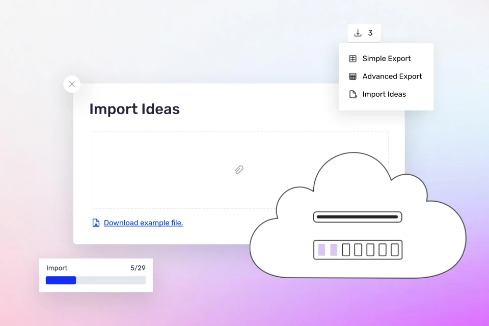 Import Ideas and Comments | Ideanote Updates