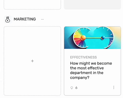 Sections | Ideanote Help