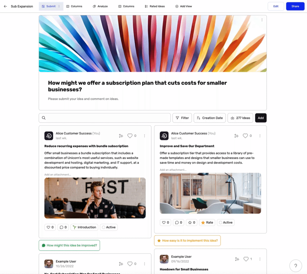 Sharing | Ideanote Help