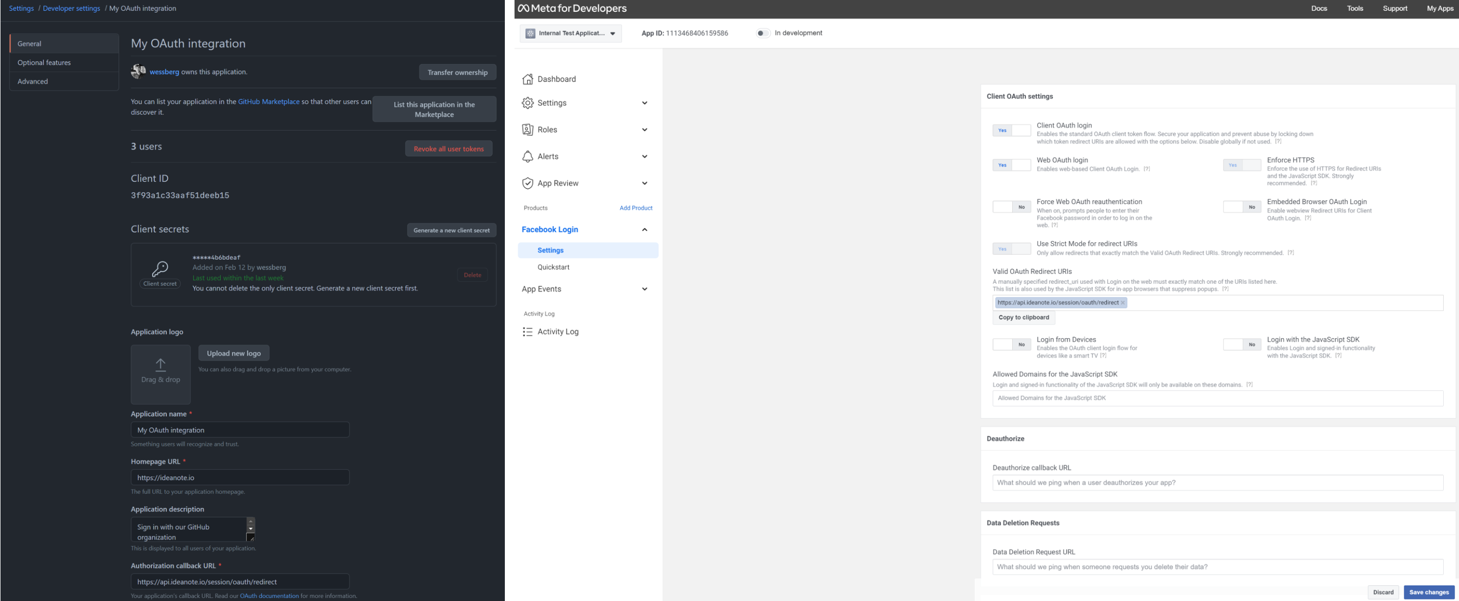 OAuth | Ideanote Help