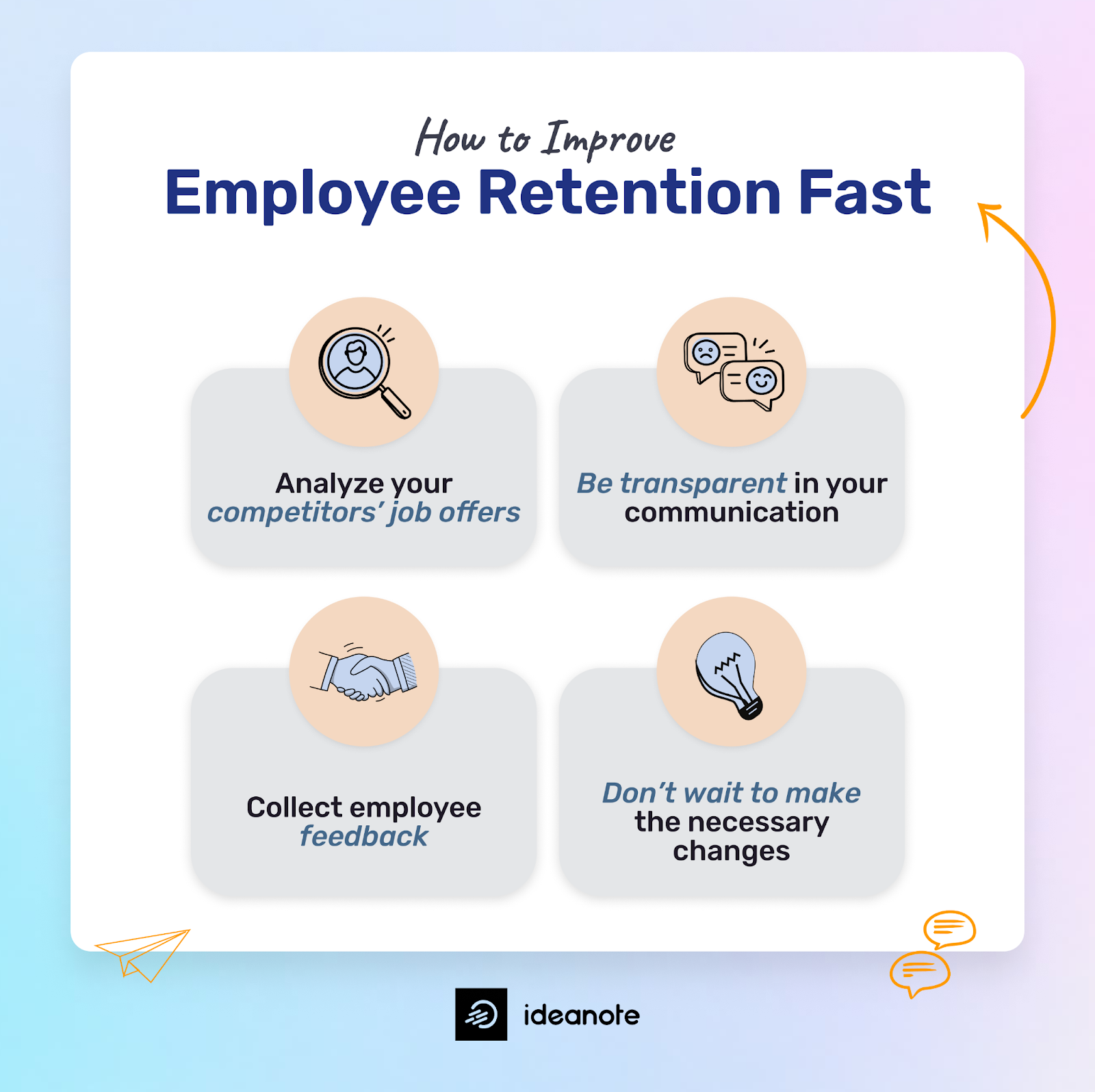 The 8 Main Employee Retention Strategies to Implement ASAP | Ideanote Blog