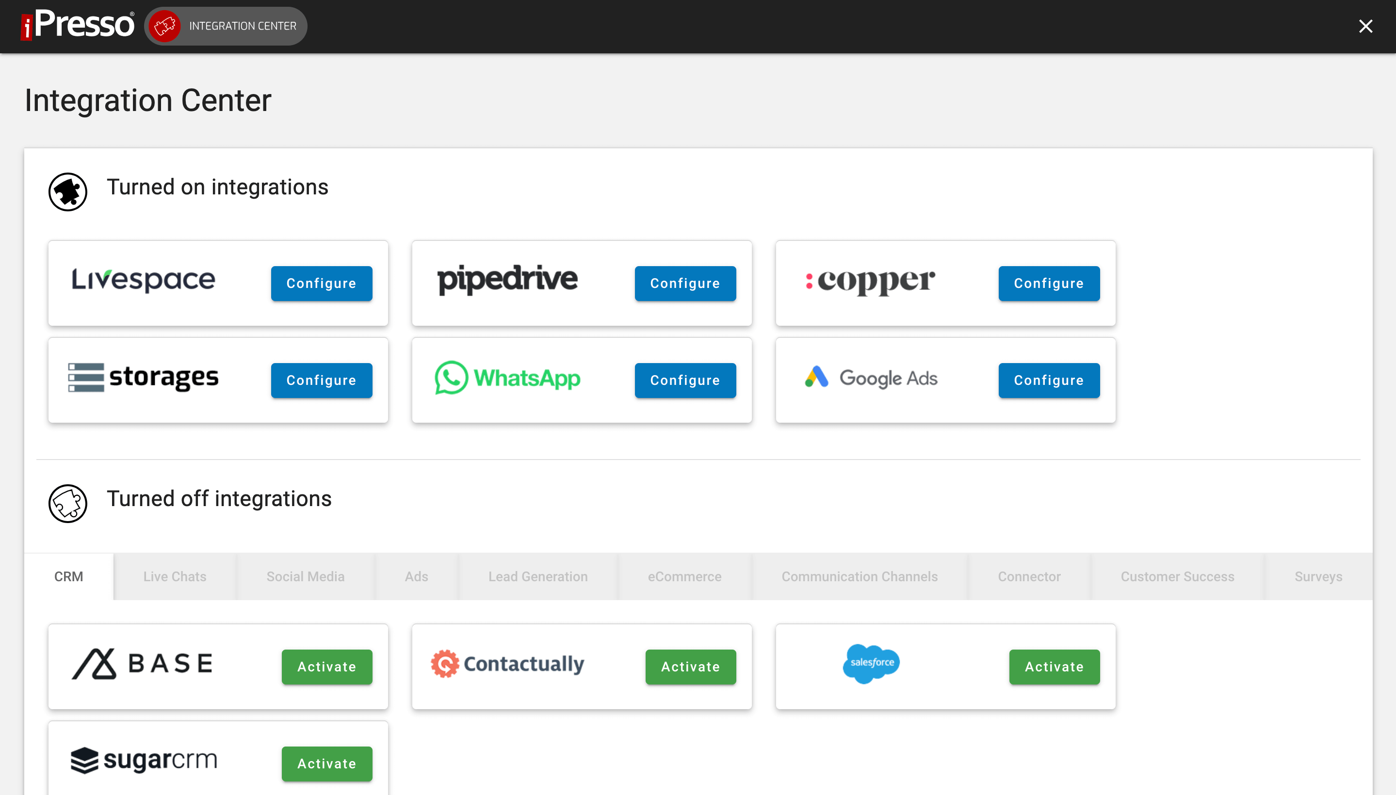 iPresso | Google Drive integration