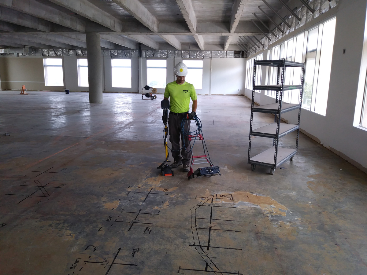 Concrete Imaging Technology Used To Locate Obstructions Embedded