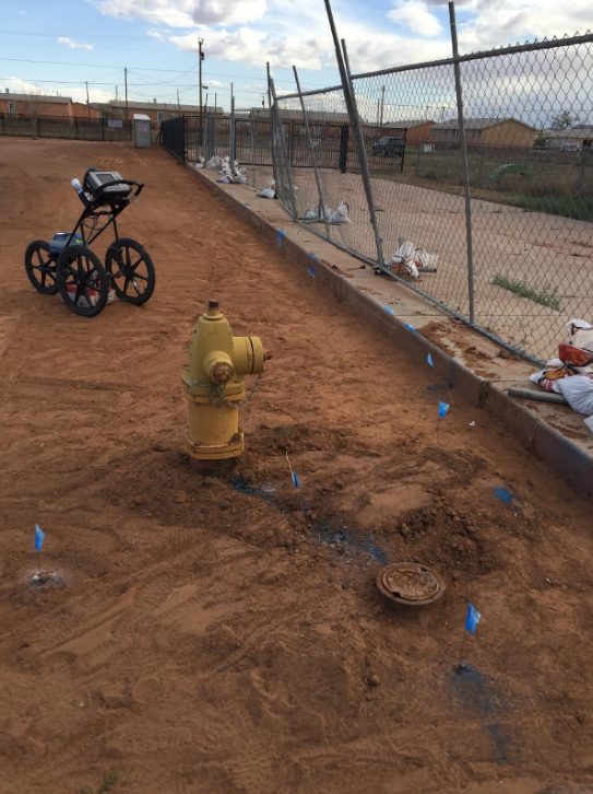 Gas & Water Lines At Rock Point – Arizona