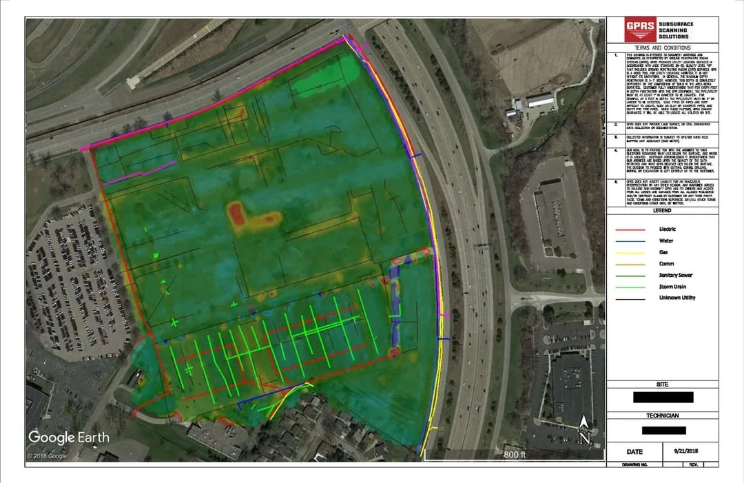 Outdoor Utility Locate Mapping & Modeling | GPRS