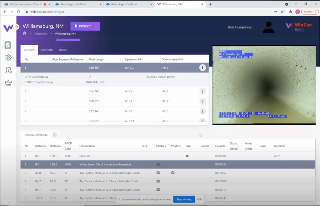 Video Pipe Inspection Mapping & Modeling | GPRS