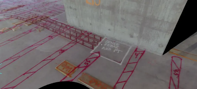 Concrete Scanning Post-Tension Cable Layout | GPRS