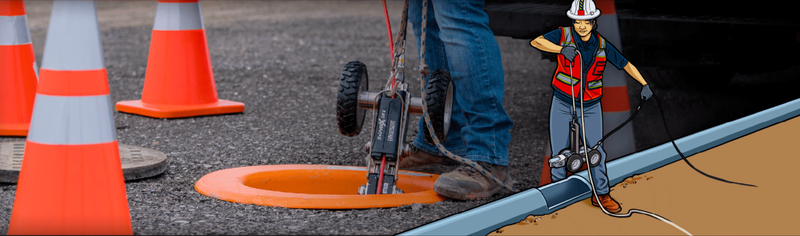 GPRS CCTV Video Pipe Inspection Services for Sewer & Laterals